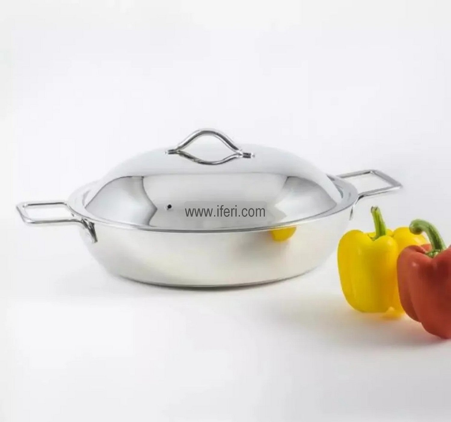 26cm SKB Stainless Steel Karai / Cookware with Lid SN0006 – iferi.com