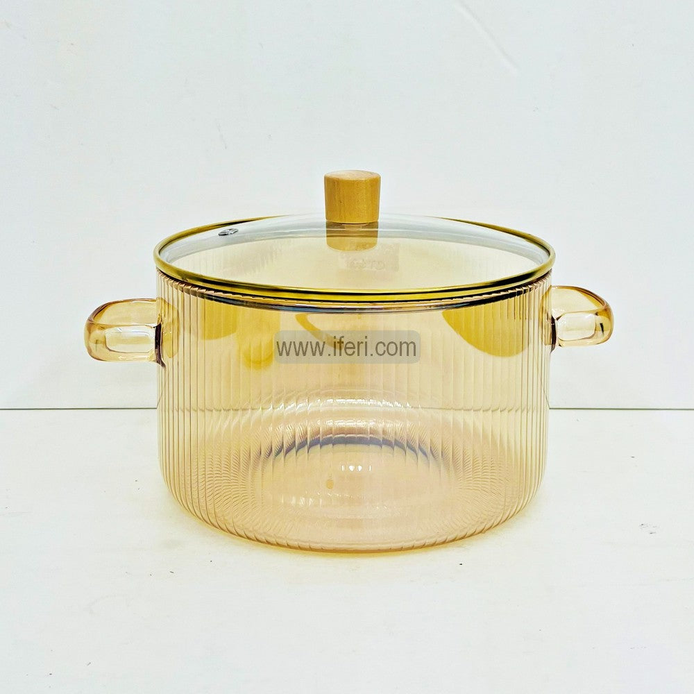 3.5 Liter Heat Resistant Borosilicate Glass Cooking Pot TB1-27 – iferi.com