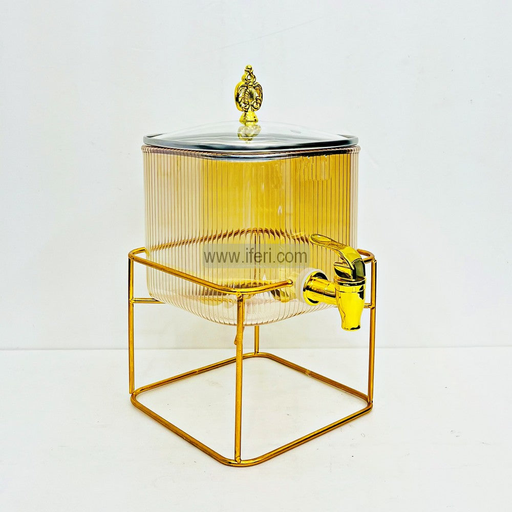 12.5 Inch Borosilicate Glass Juice Dispenser with Metal Stand TB1-37 ...