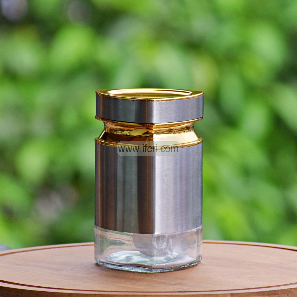 5.9 Inch Triangle Shape Airtight Glass Cookie Jar / Spice Jar ALP2237 ...