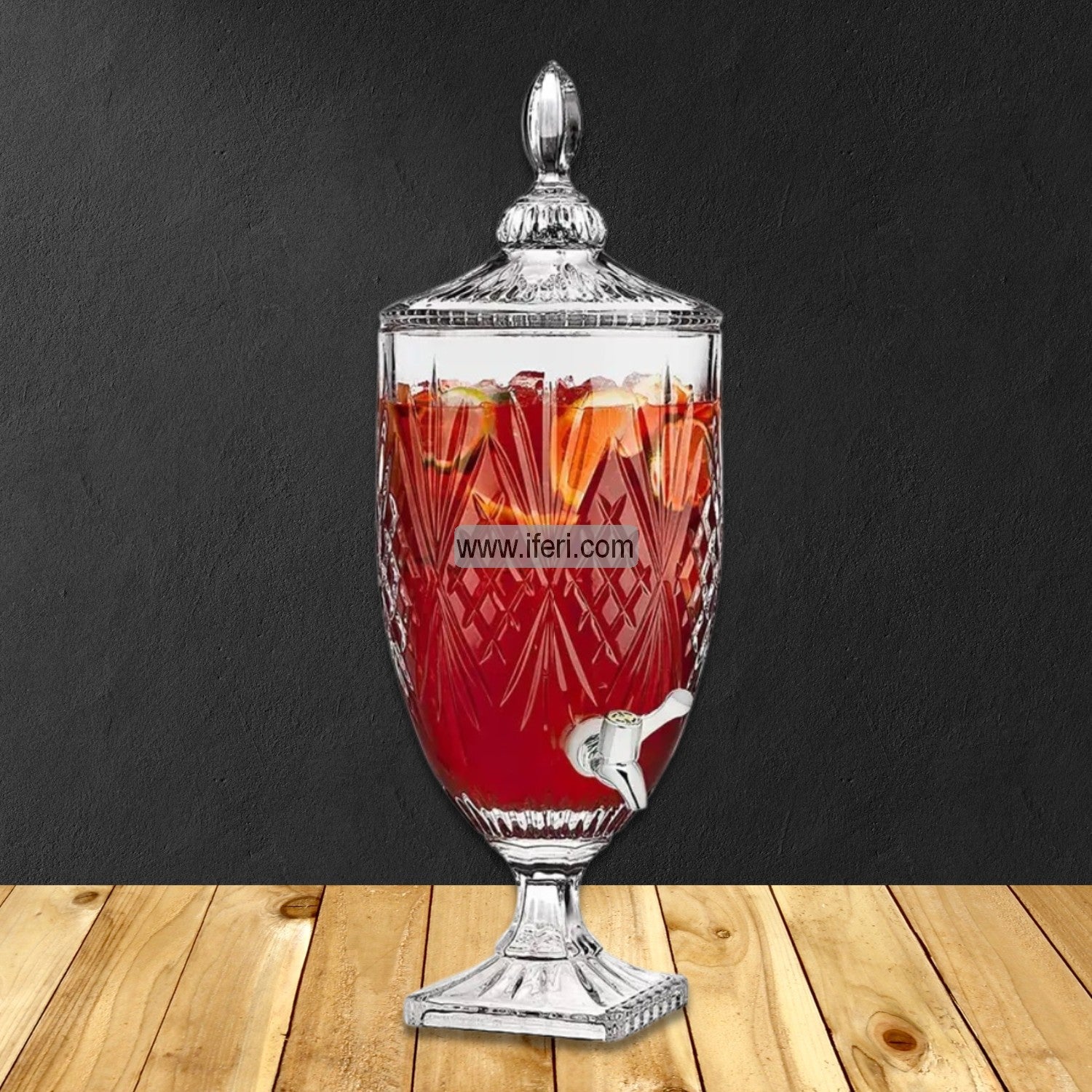 4.5 Liter Heavy Crystal Glass Juice Dispenser RY1128