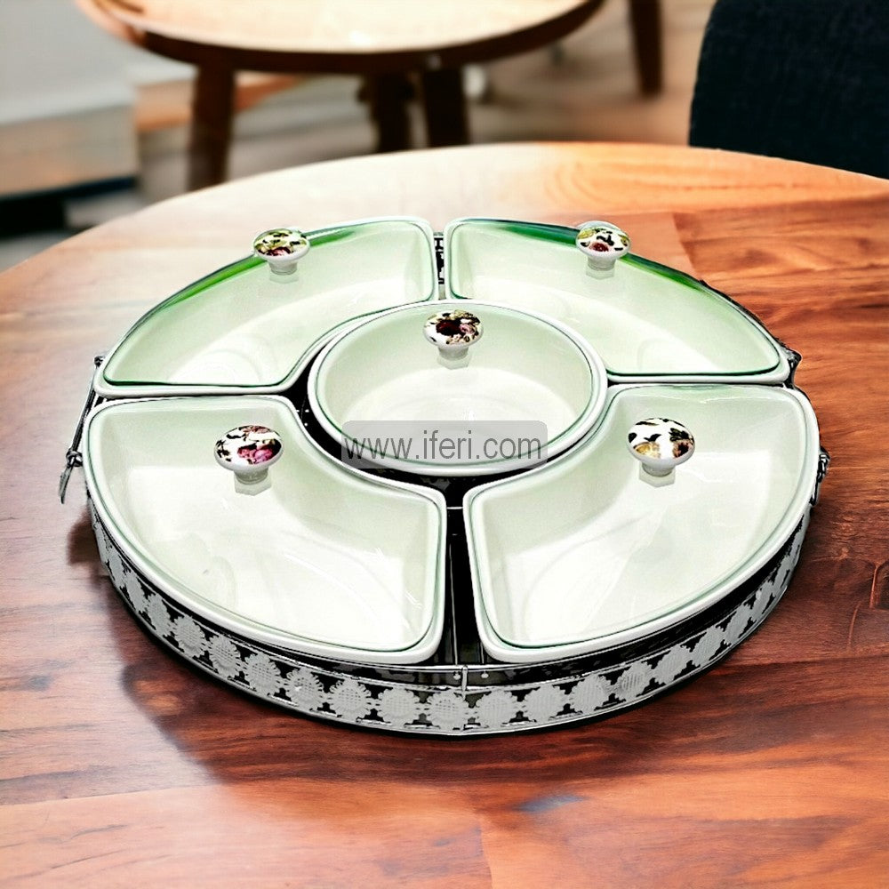 16" Revolving Ceramic Appetizer & Condiment Servers price in Bangladesh ...