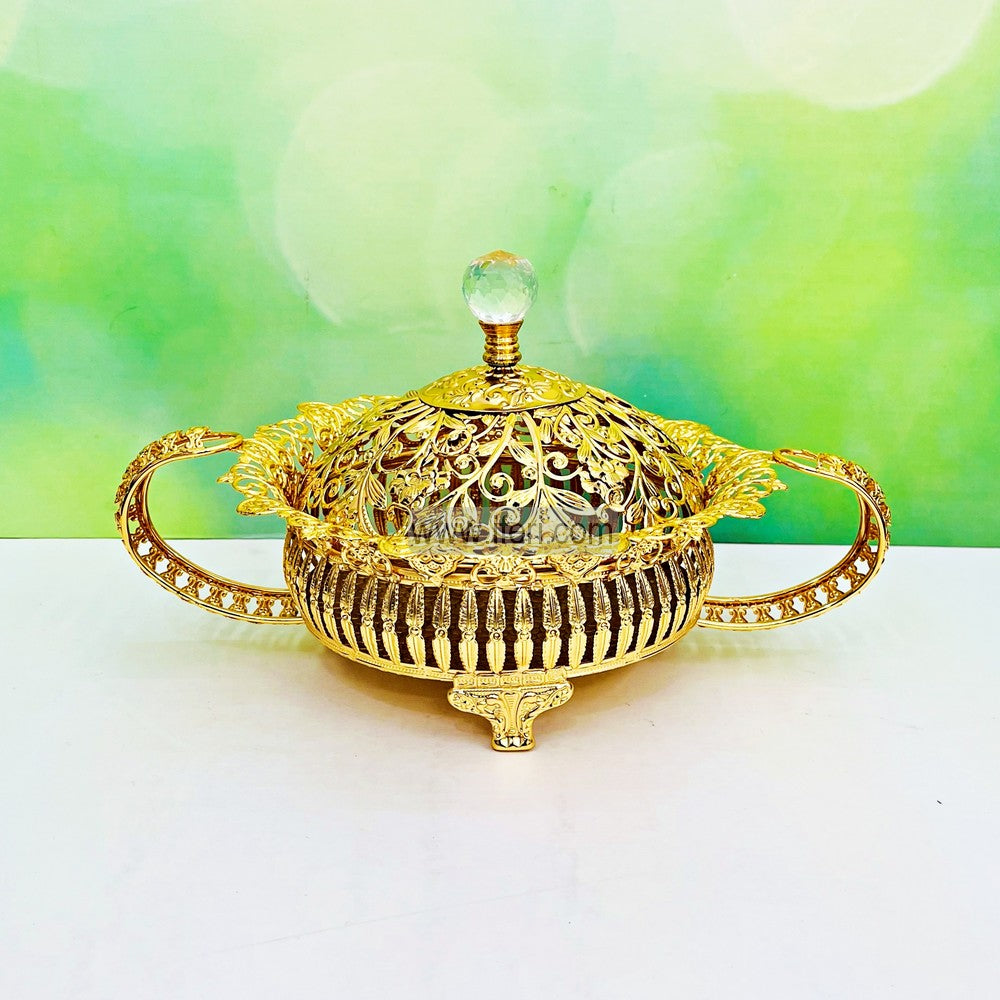 9 Inch Exclusive Metal Candy Box, Candy Pot FT1543 – iferi.com