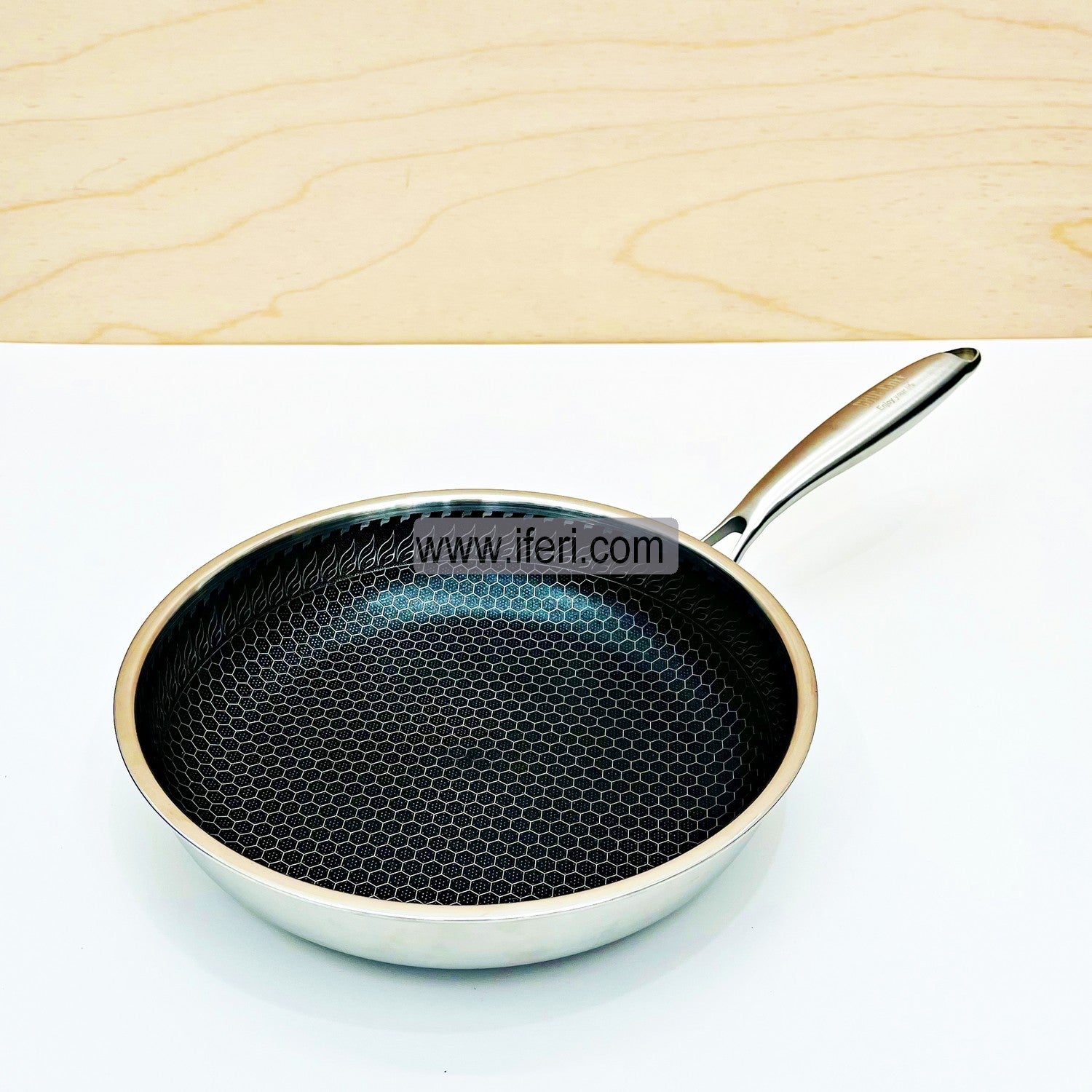 28 cm Stainless Steel Non-Stick Honeycomb Fry pan RY4674 – iferi.com