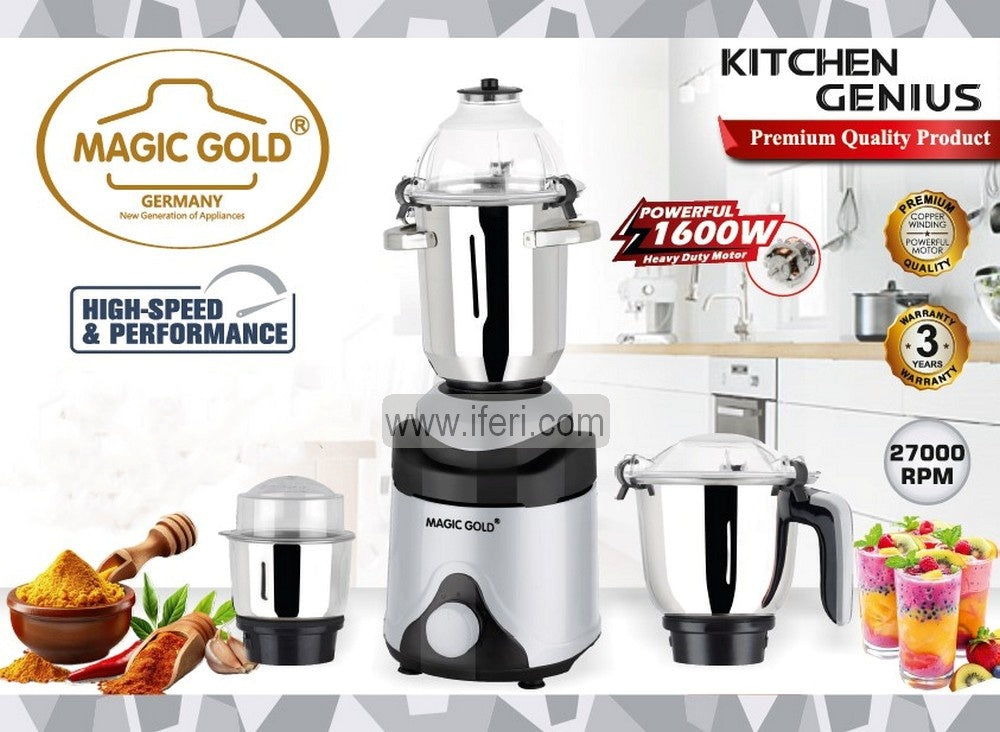 Magic Gold Kitchen Genius 1600W Mixer Grinder Blender TG10760 – iferi.com