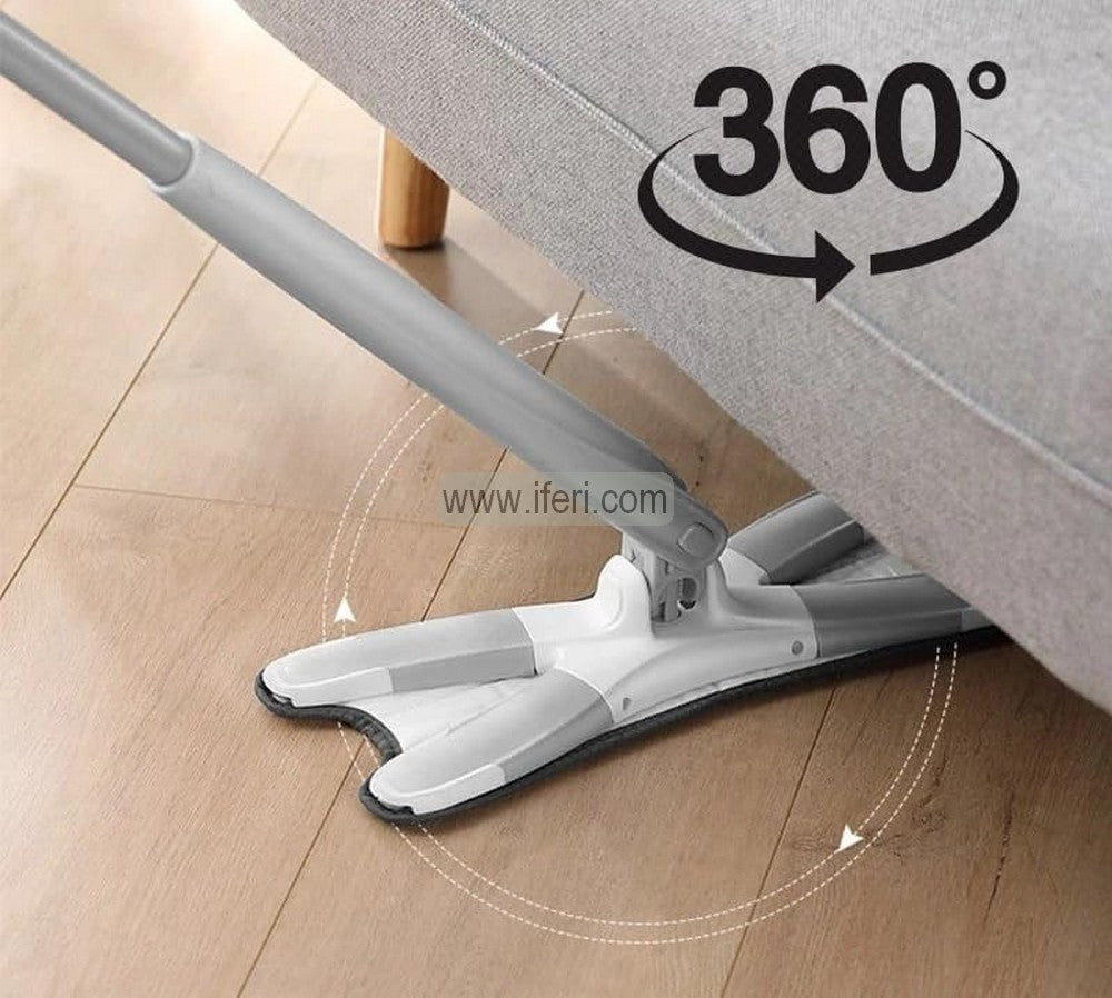 X type Flat Floor Mop, Self Wringing Twisting Flat Mop, Stainless Stee ...