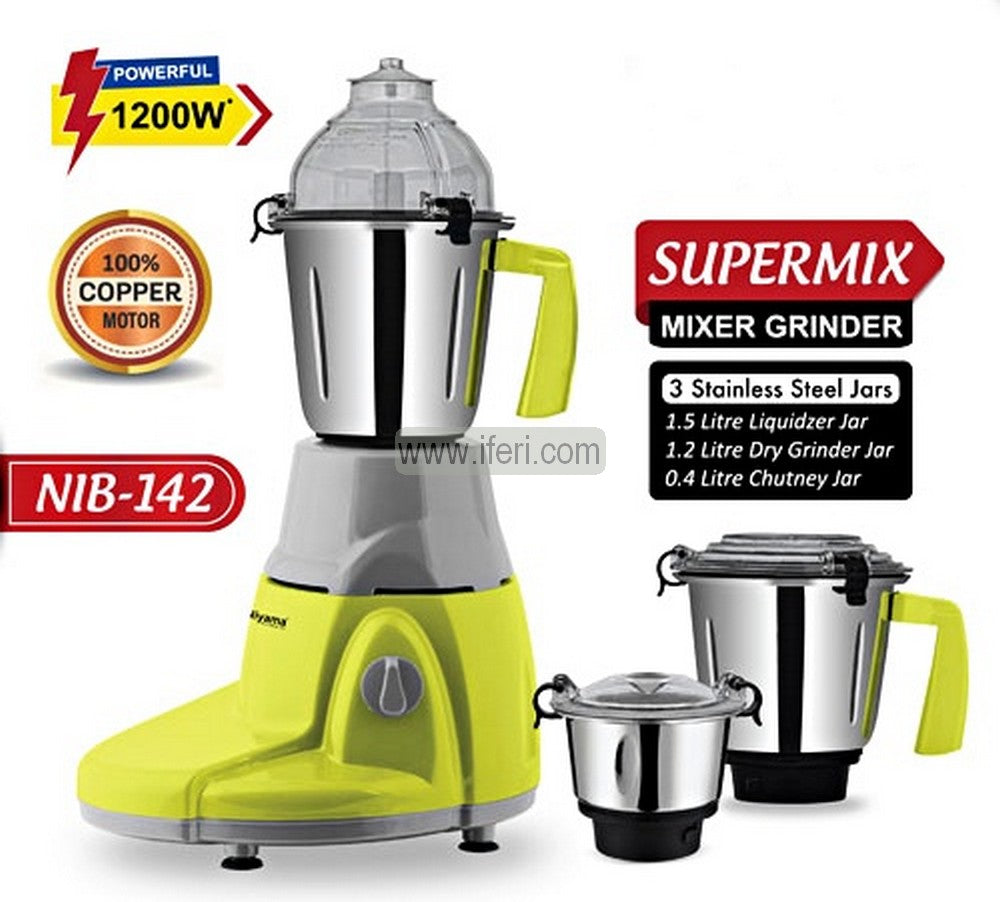 Niyama Supermix 1200W Mixer Grinder Blender NIB-142 – iferi.com