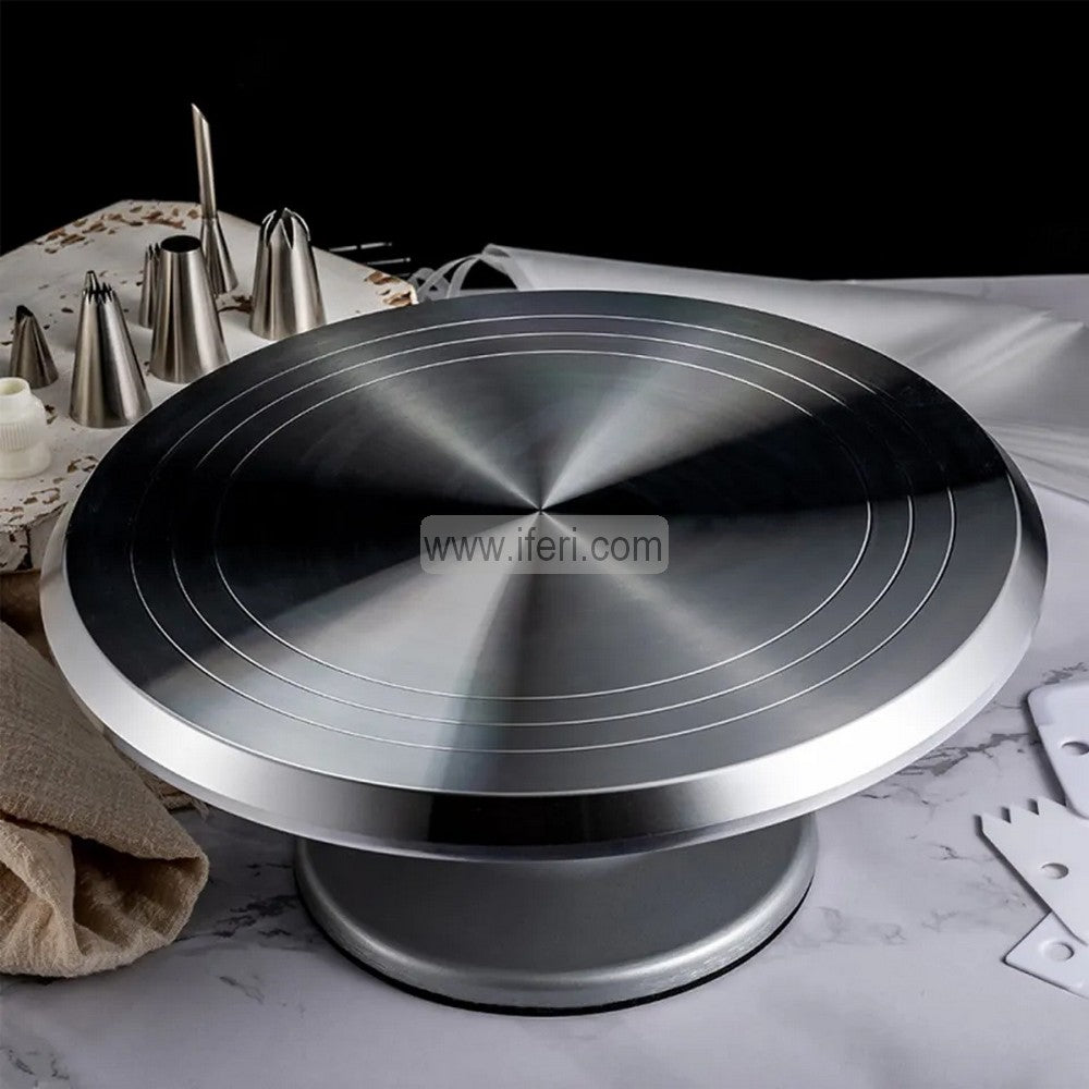 12 Inch Aluminum Cake Decorating Revolving Turntable IQ112 – iferi.com