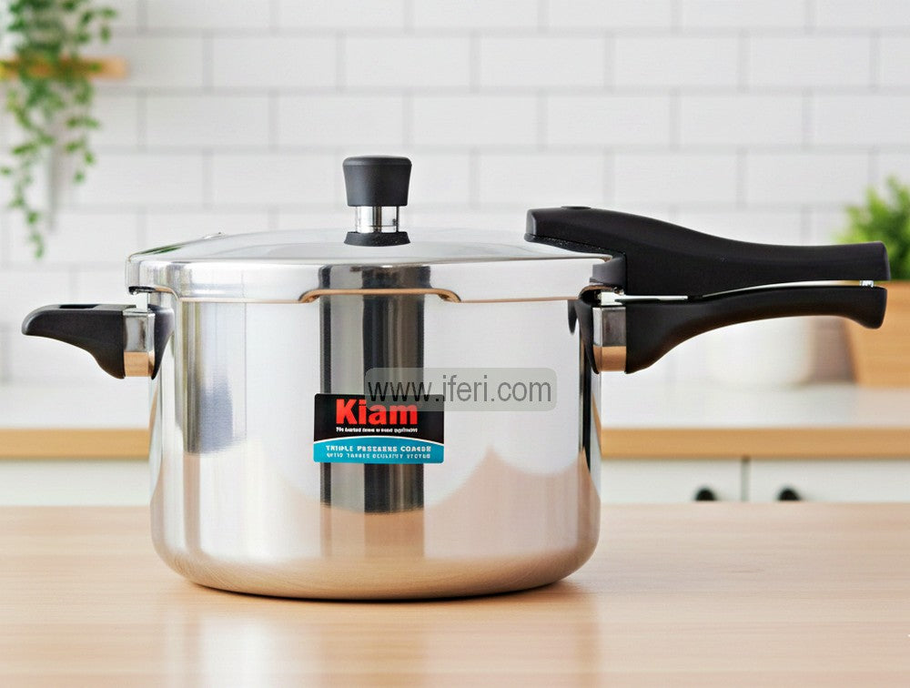 Kiam Tri-Ply Stainless Steel Induction Based Pressure Cooker Price in ...