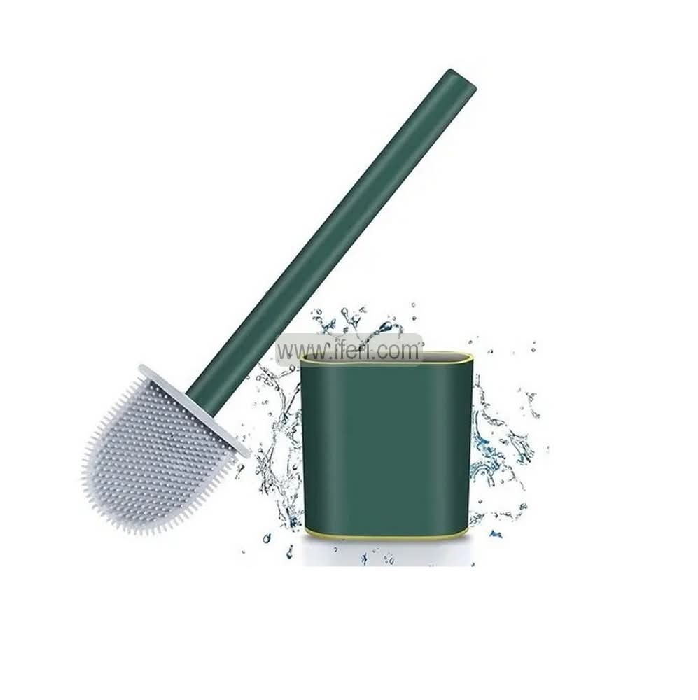 Silicone Flexible Toilet Brush, Commode Brush with Wall Mounted Holder ...